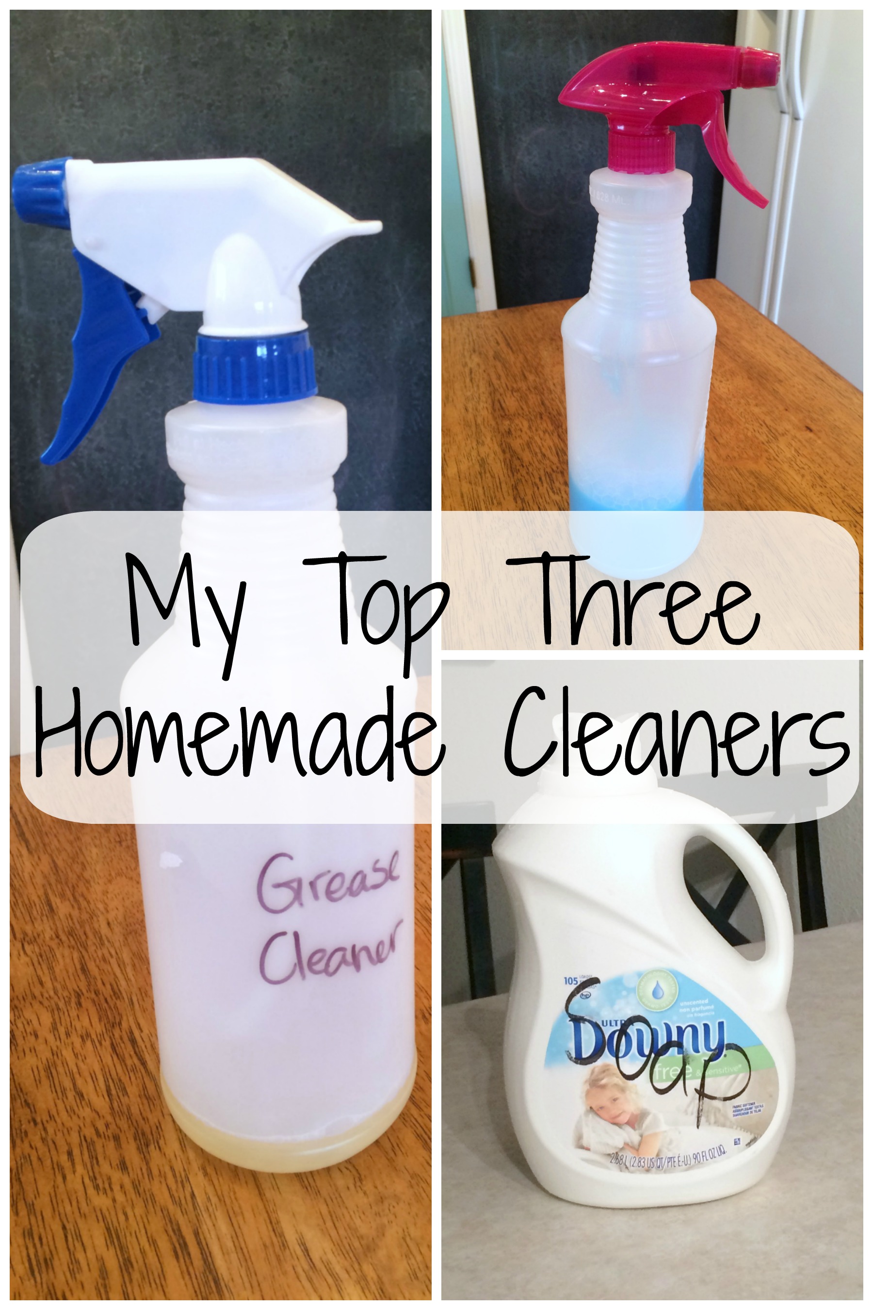 My Three Favorite Homemade Cleaners