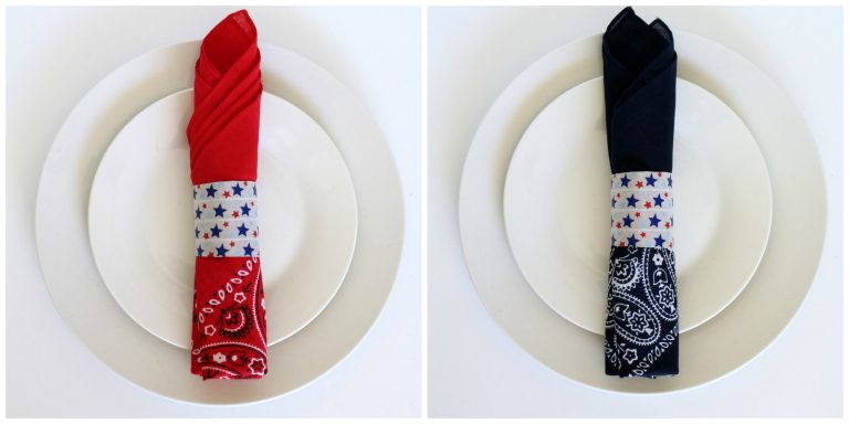 Easy and Inexpensive Napkin Ring Options