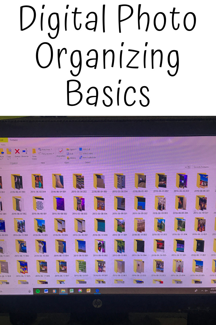 Digital Photo Organizing Basics